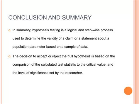 LOGIC OF HYPOTHESIS TESTING Pptx