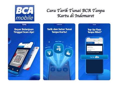 Cara Tarik Tunai BCA Tanpa Kartu Di Indomaret Dan ATM BAMS