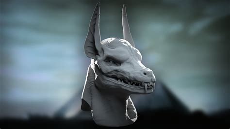 Anubis Helmet 3D Print File Etsy
