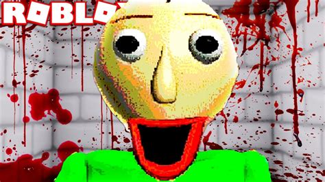 Baldis Basics In Roblox Youtube