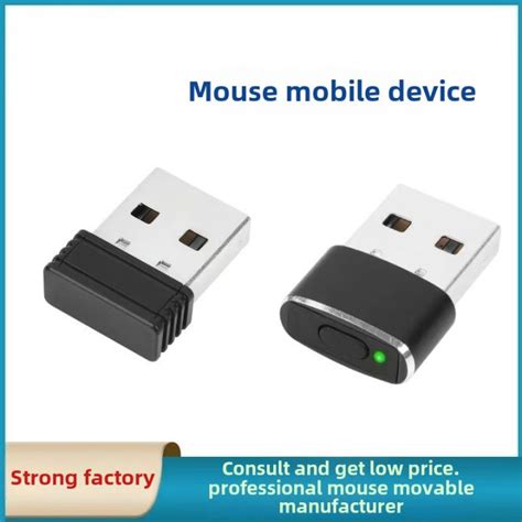 Usb Mouse Jiggler With 3 Movement Modes Undetectable Cursor Simulator To Prevent Computer