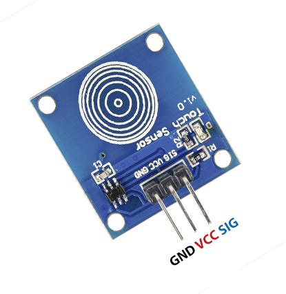 Interfacing Touch Sensor With Arduino Electronics