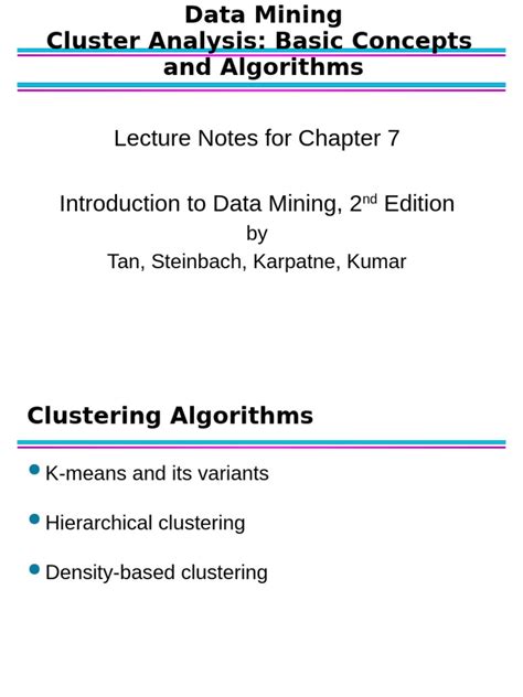 k means revision and extension pdf cluster analysis algorithms