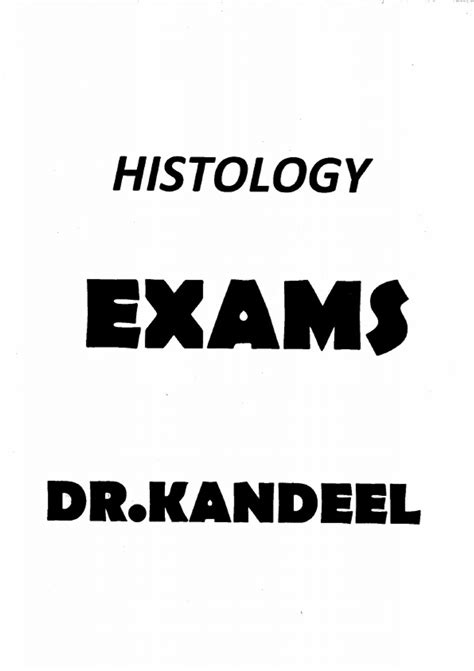 Usmle Step Histology Mcq Questions With Model Answers Your Guide To Pass The Exam