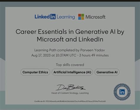 Parveen Yadav On Linkedin Generativeai Linkedin Artificialintelliegence