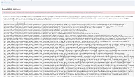 better file preview page · issue 1 · laravel backpack logmanager · github