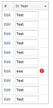 Asp Net Mvc How To Validate A Devexpress Textbox Inside An Devexpress Gridview In