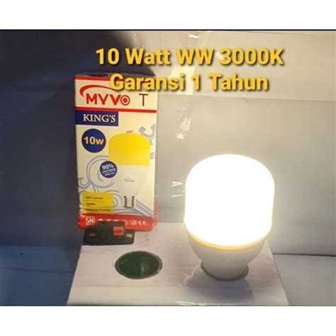 Jual LAMPU LED CAPSULE TABUNG KUNING WARM WHITE MYVO KING 5 10 WATT SNI