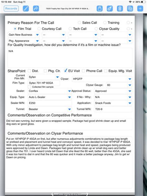 Using The Formconnect App To Create A Call Report Formconnections