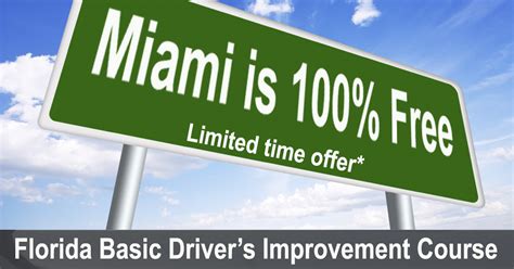Florida Basic Drivers Improvement Course Drivers Ed Courses Traffic