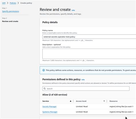 aws kubernetes and external secrets operator for aws secrets manager