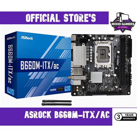 Asrock B M Itx Ac Mini Itx Lga Motherboard Shopee Malaysia