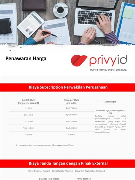 Privyid Enterprise Suite Pricing Scheme V8 Pdf