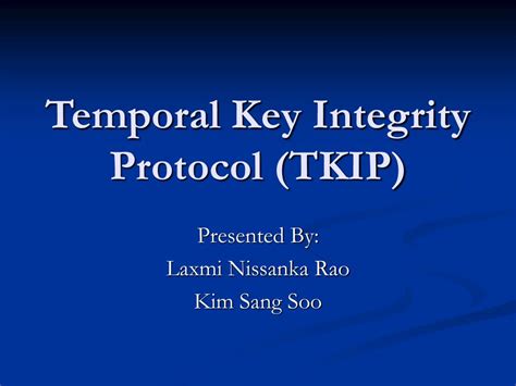 ppt temporal key integrity protocol tkip powerpoint presentation