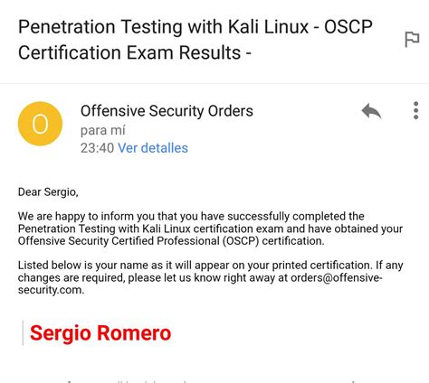 Sergio Romero Giraudo On Linkedin Oscp Offsec Pwk Pentesting Tryharder 40 Comments