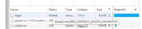 ERR CONTENT LENGTH MISMATCH Issue Zaproxy Zaproxy GitHub