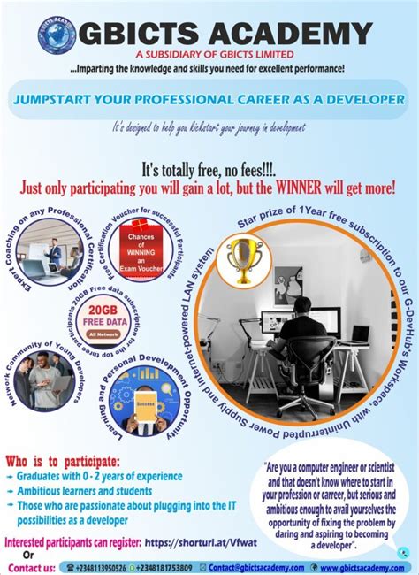 🚀 kickstart your developer career 💻 gbicts academy