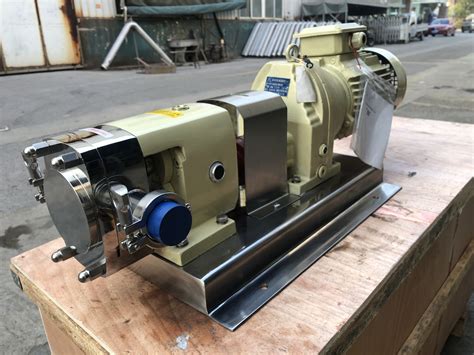 Sanitary Stainless Steel Food Grade Gear Rotor Pump Rotary Lobe Pump For High Viscosity Products