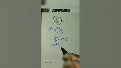 Simplification 🤩mathsimplification Mathstheseries Maths Viralshorts