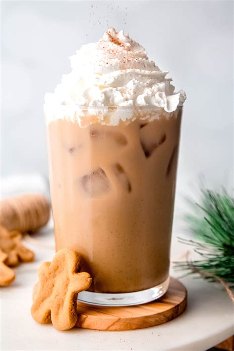 Iced Gingerbread Oat Milk Chai Tea Latte Starbucks Copycat