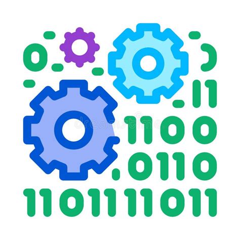 Programming And Coding Process Of Machine Learning Doodle Icon Hand