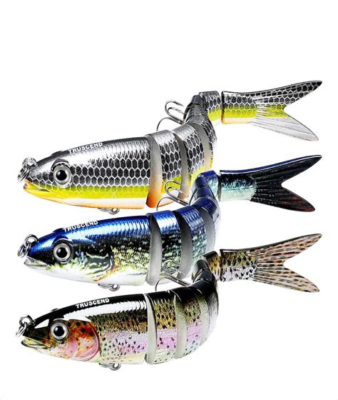 Truscend Fishing Lures For Freshwater And Saltwater Lifelike Swimbait