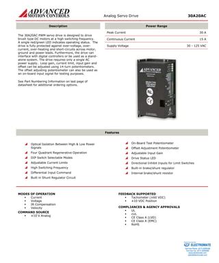 Advanced Motion Controls 30a20ac PDF