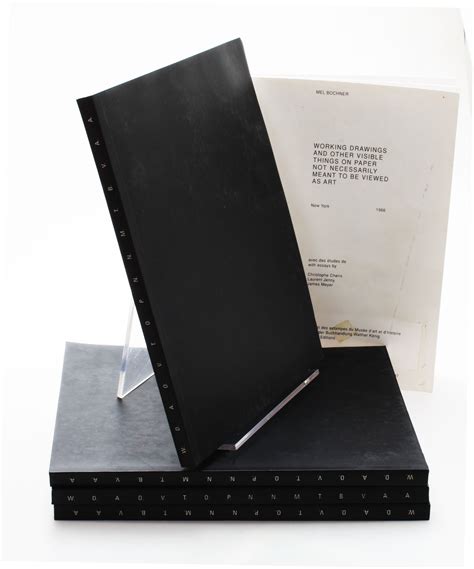 Mel Bochner — Working Drawings And Other Visible Things On Paper Not