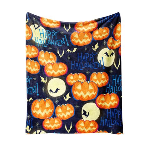 Tanuke Clearance Cute Blanket Halloween Lightweight Throw Blanket Women