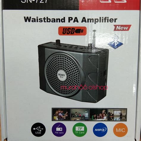 Jual Speaker Waistband Atau Pinggang Sony Sn 727 Bluetooth Hdt 3803b Shopee Indonesia Jual Speaker Waistband Atau Pinggang Sony Sn 727 Bluetooth Hdt 3803b Shopee Indonesia