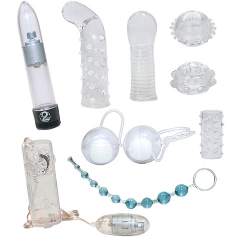 Crystal Sex Toy Set 8 Part For Vaginal And Anal Pleasure