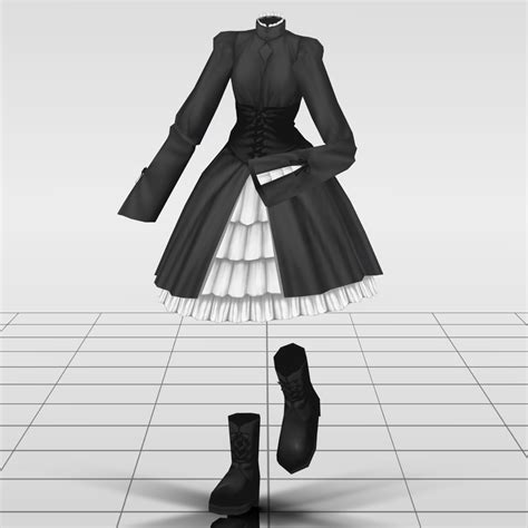 Gothic Dress Dl By Reseliee On Deviantart
