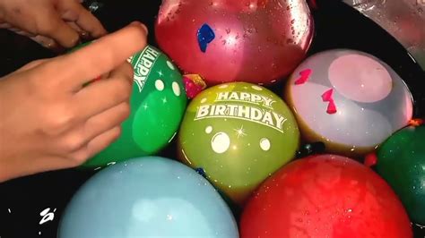 Colorful Water Balloons Pop Fun Part 2 Youtube