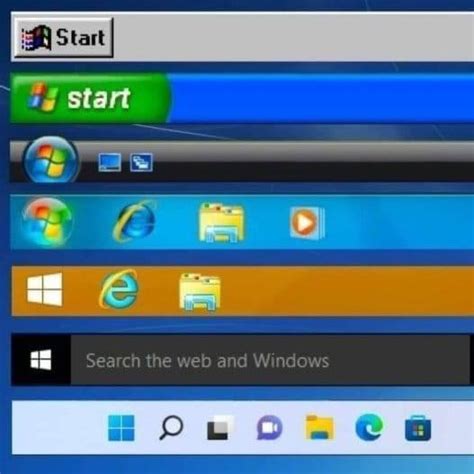 Which Windows Task Bar Design Been Epic Rpcmasterrace