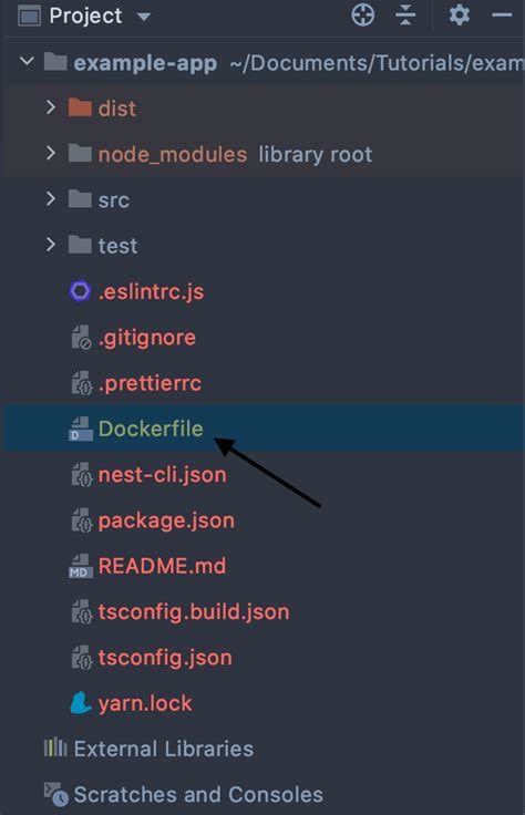 dockerizar una aplicación nest js node js