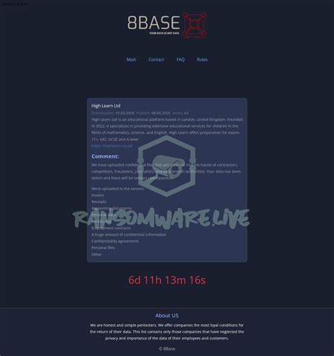 Ransomware Live Victims From United Kingdom