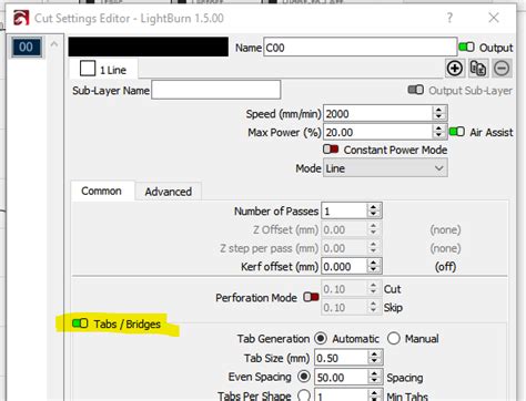 Skips In Circle Lines For Cutting Lightburn Software Questions Lightburn Software Forum