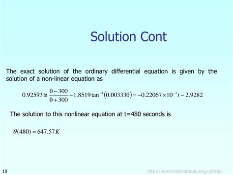Ppt Runge 4 Th Order Method Powerpoint Presentation Free Download