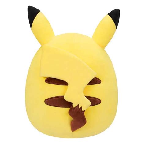 Pelúcia Pokémon Pikachu Piscando Fofo Squishmallows 25cm