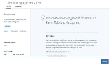 Openshift 43 Installation Of Monitoring Module On Ibm Cloud Pak For