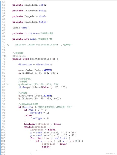 使用java实现一个简单的贪吃蛇小游戏java实现账号排名制贪吃蛇 Csdn博客