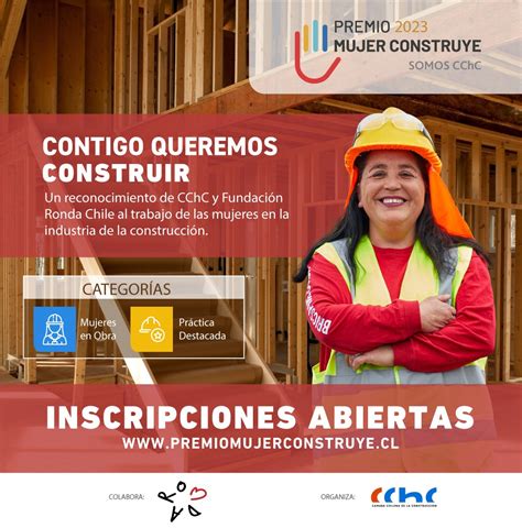 Abierta Convocatoria Regional Para El Premio Mujer Construye 2023 De La CChC G5noticias