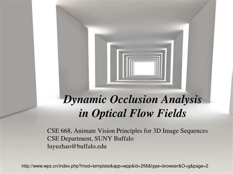 Ppt Dynamic Occlusion Analysis In Optical Flow Fields Powerpoint Presentation Id6796641