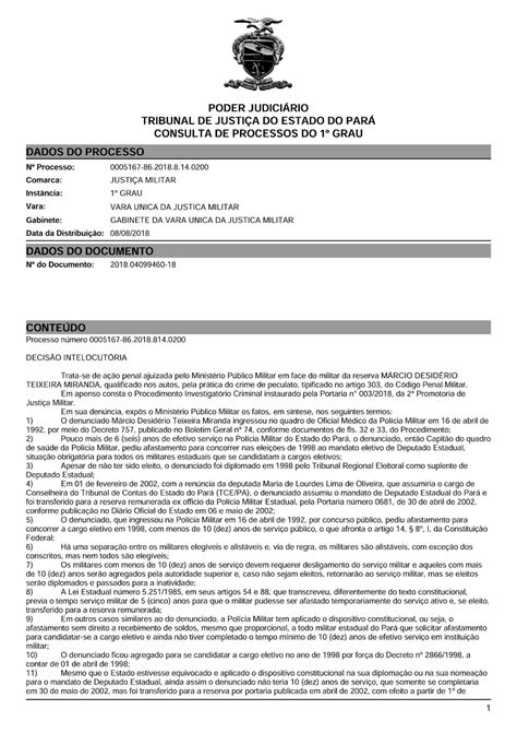 Espaço Aberto Justiça Militar Rejeita Denúncia Contra Márcio Miranda
