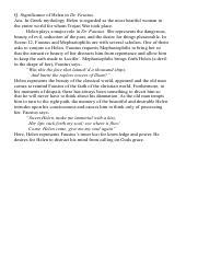 Significance Of Helen Pdf Q Significance Of Helen In Dr Faustus Ans In Greek Mythology