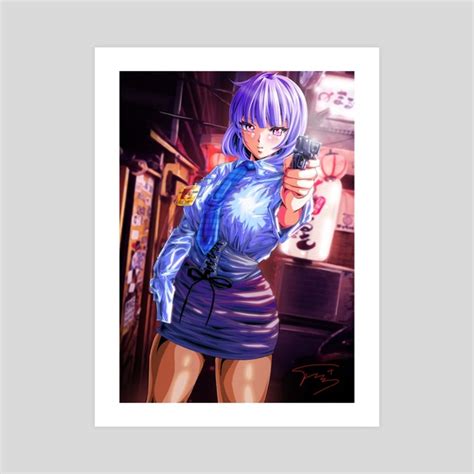 Tina The Cop An Art Print By Tuan Hollaback Inprnt