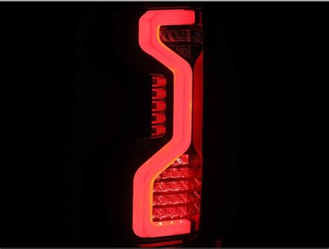 Alpharex Smoked Black Pro Series Led Tail Lights 620070 Realtruck