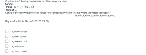 Solved Consider The Following Computation Problem In One