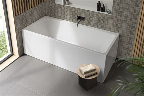 Bianco Freestanding Bath Back To Wallcorner 140015001700mm