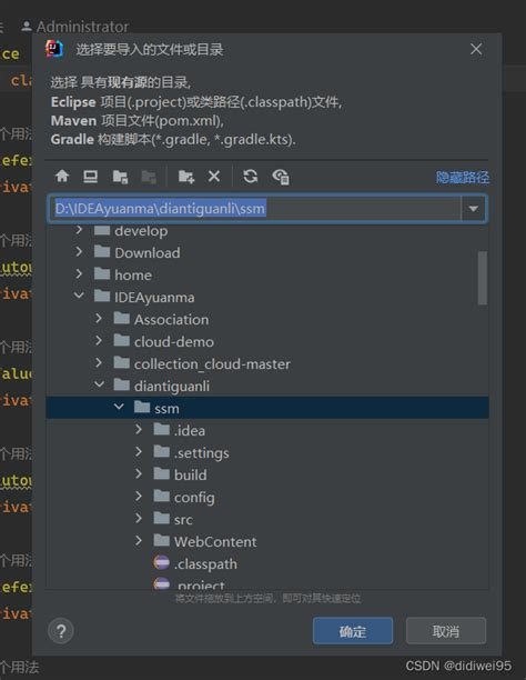 如何用idea打开eclipse项目。eclipse文件可以用idea打开吗 Csdn博客